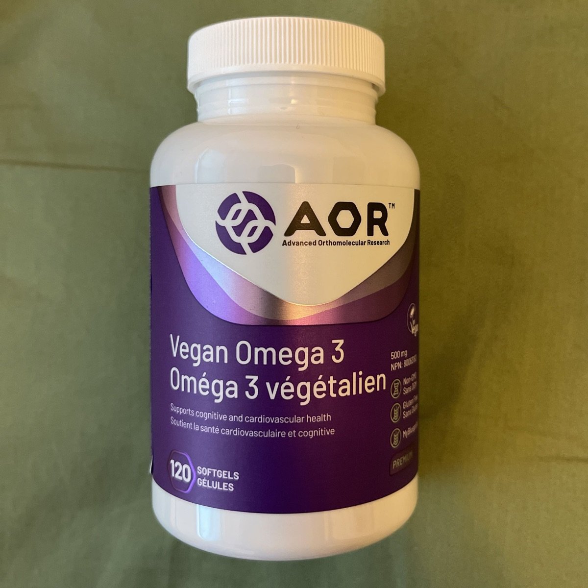 Vegan Omega 3 from AOR - advanced orthomolecular research - Vegan ...