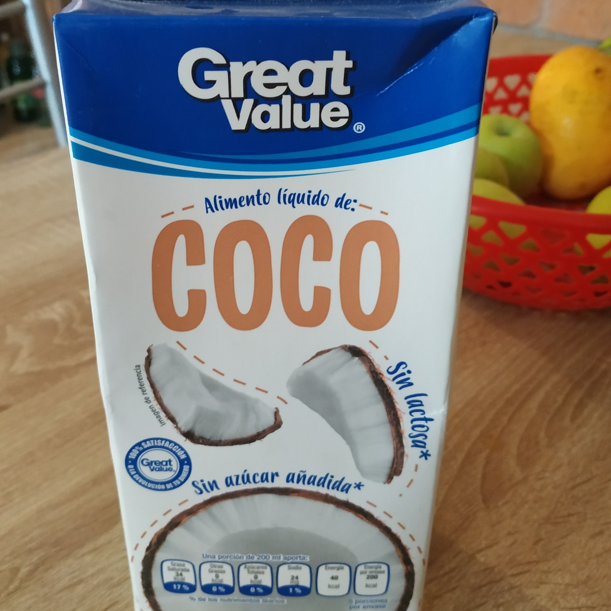 Leche De Coco from Great Value - Vegan Product Reviews & Ratings | abillion