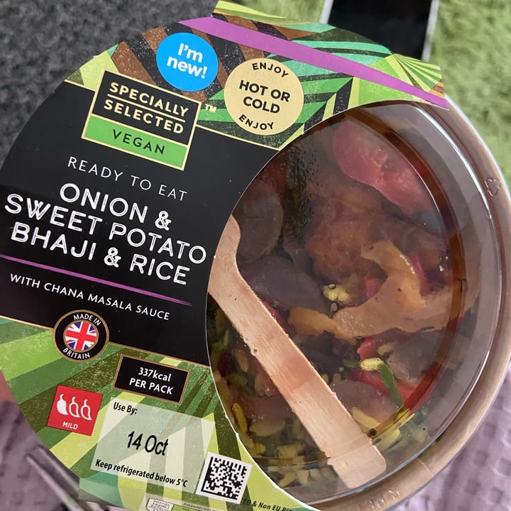ALDI Specially Selected onion and sweet potato bhaji & rice Review ...