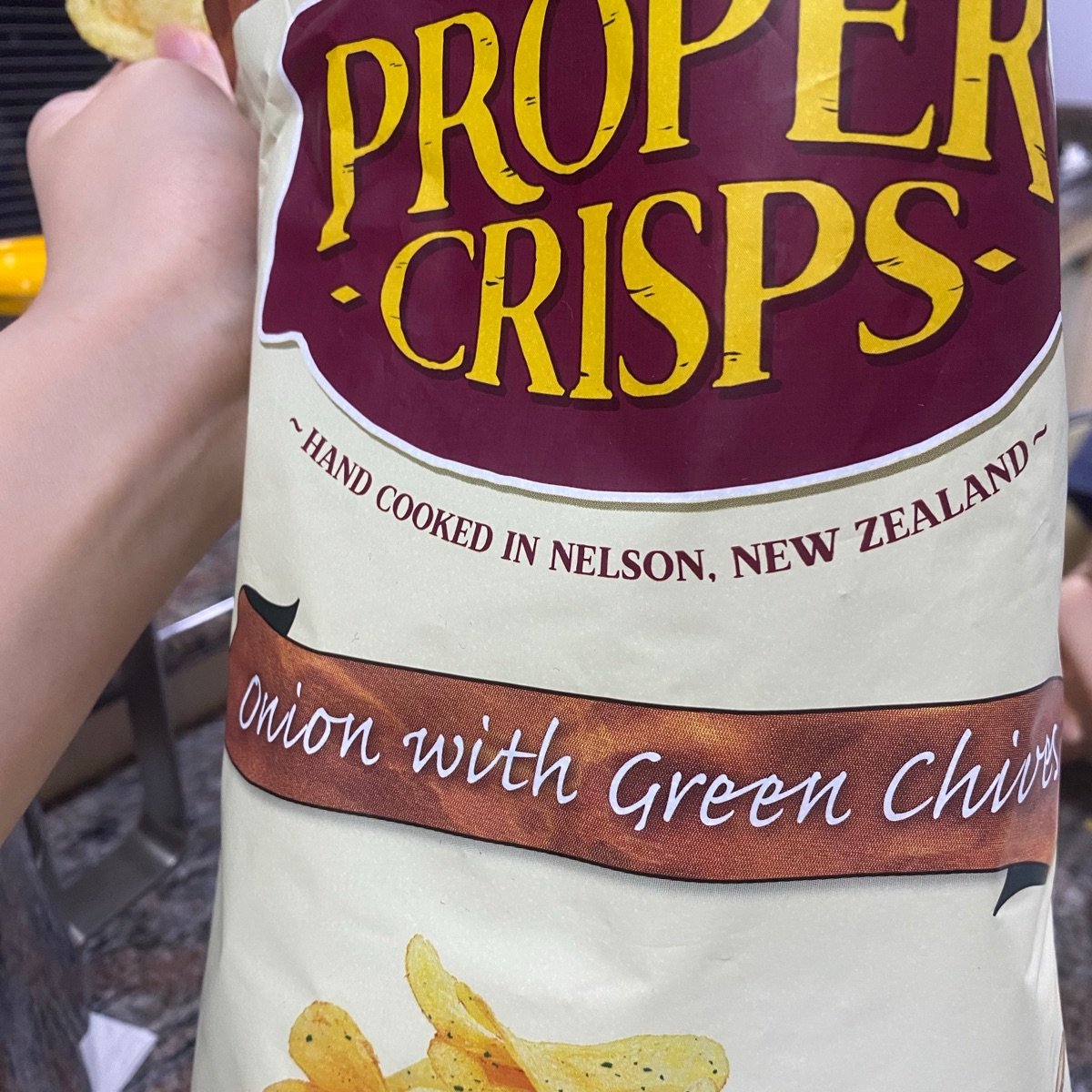 Onion With Green Chives from Proper Chips - Vegan Product Reviews ...