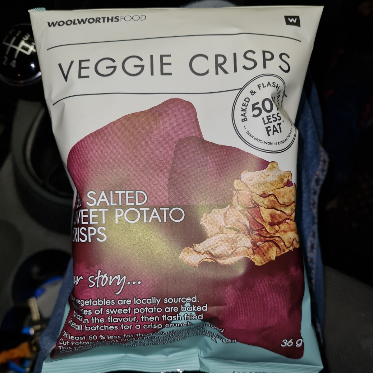 Woolworths Food Veggie Crisps Sea Salted Sweet Potato Crisps レビュー ...
