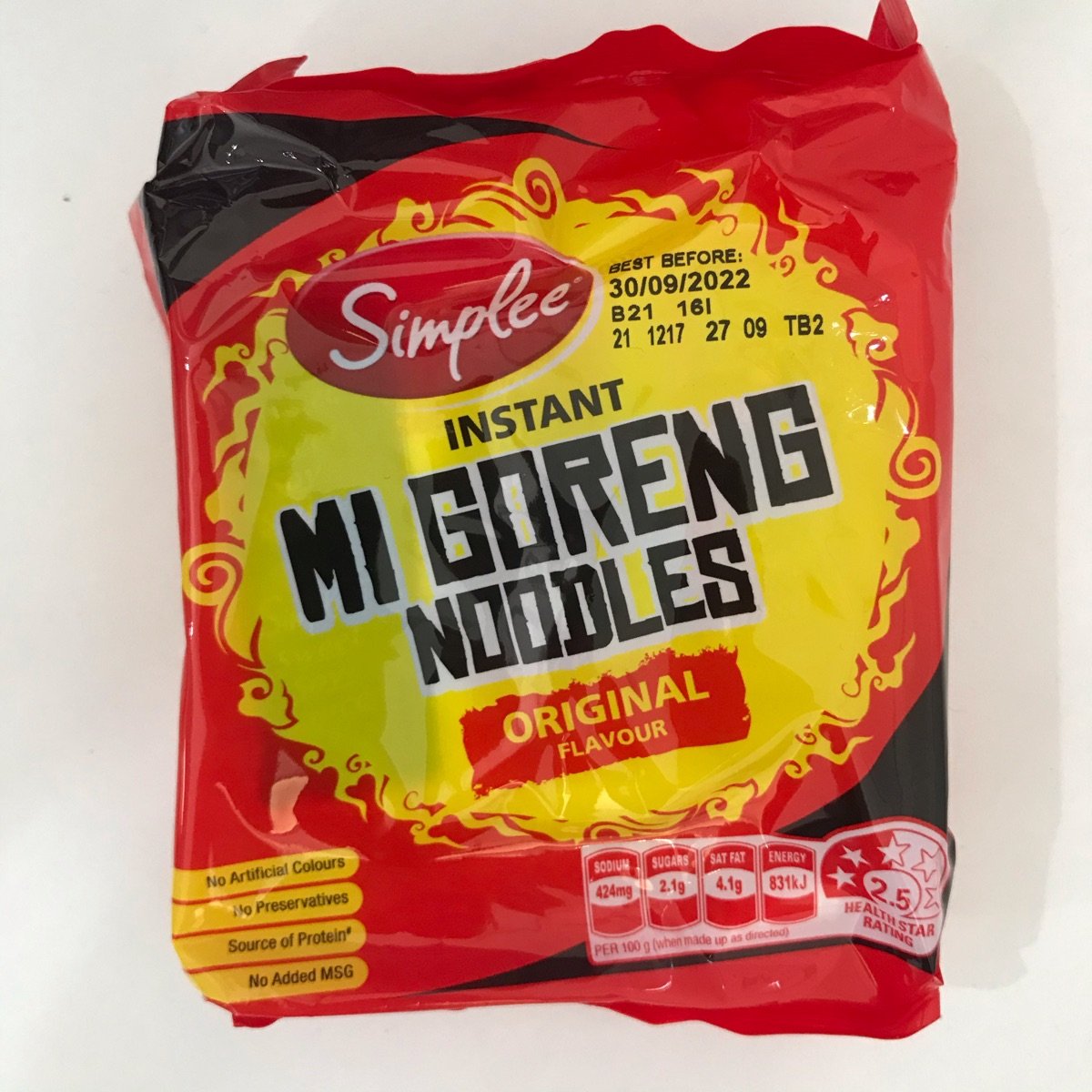 Instant Mi Goreng Noodles - Original Flavour from Simplee - Vegan ...