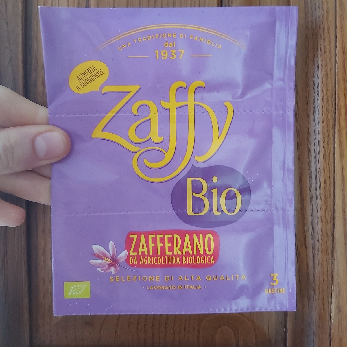 Zafferano Bio 3 Buste from Zaffy - Vegan Product Reviews & Ratings ...