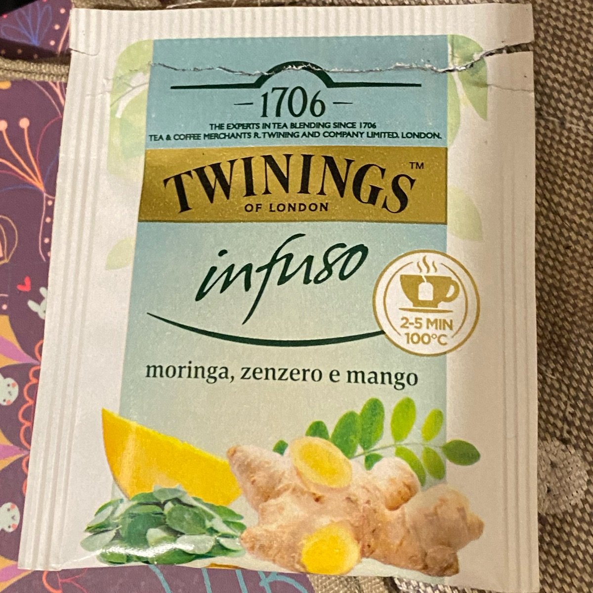 Infuso moringa, zenzero e mango from Twinings - Vegan Product Reviews & Ratings | abillion