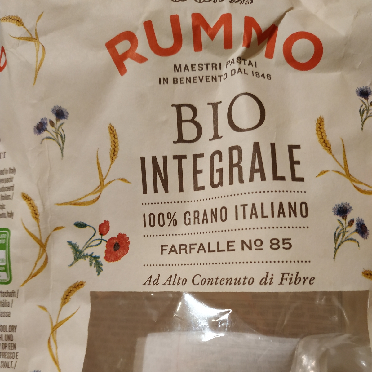 Bio integrale farfalle from Rummo - Vegan Product Reviews & Ratings ...
