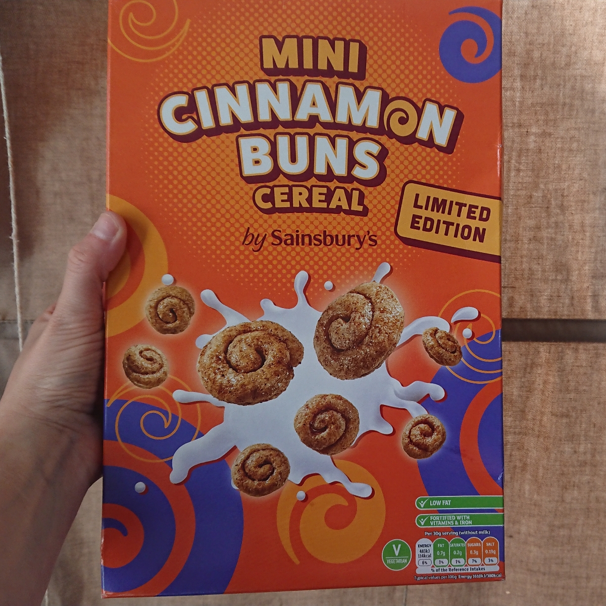 Mini Cinnamon Buns Cereal from Sainsbury's - Vegan Product Reviews ...