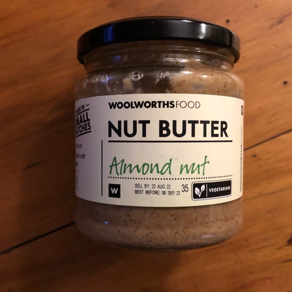 Almond but butter from Woolworths Food - Vegan Product Reviews ...
