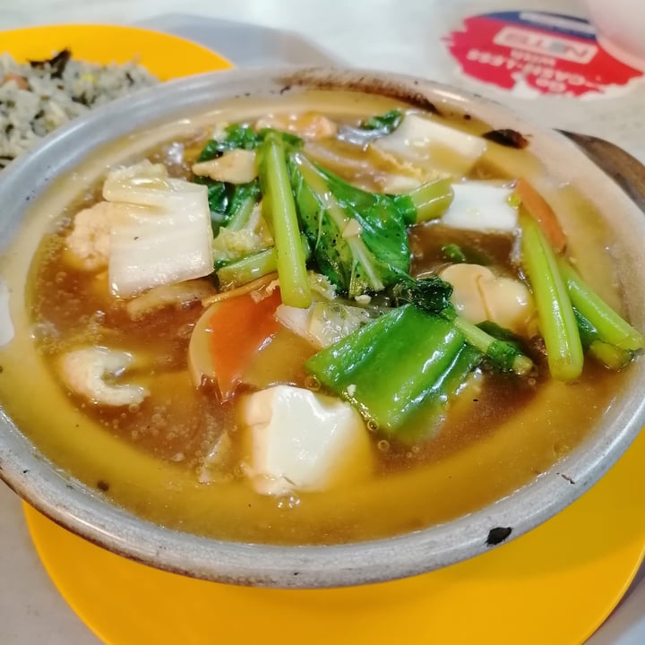 Shu vegetarian 蔬方斋 Woodlands, Singapore Claypot noodle (ee mee) Review ...