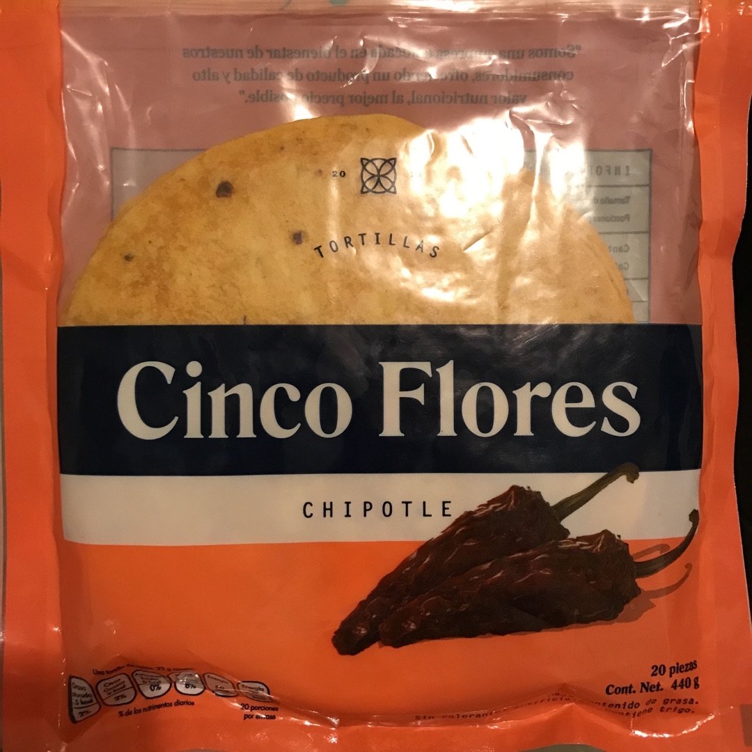 Tortillas de Chipotle from Cinco flores - Vegan Product Reviews ...