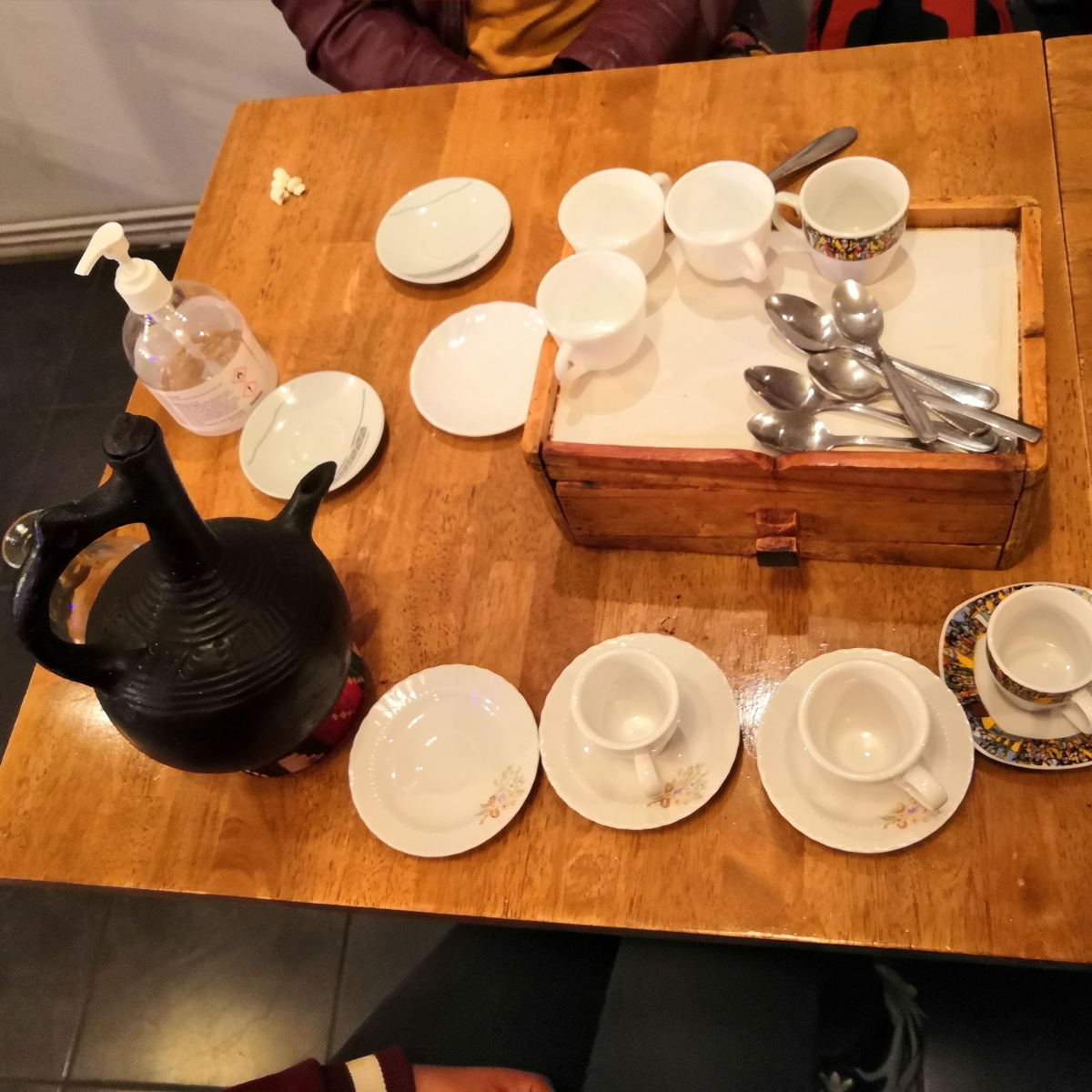 Ethiopian traditional coffee at Wolkite Ethiopian Restaurant - Review ...