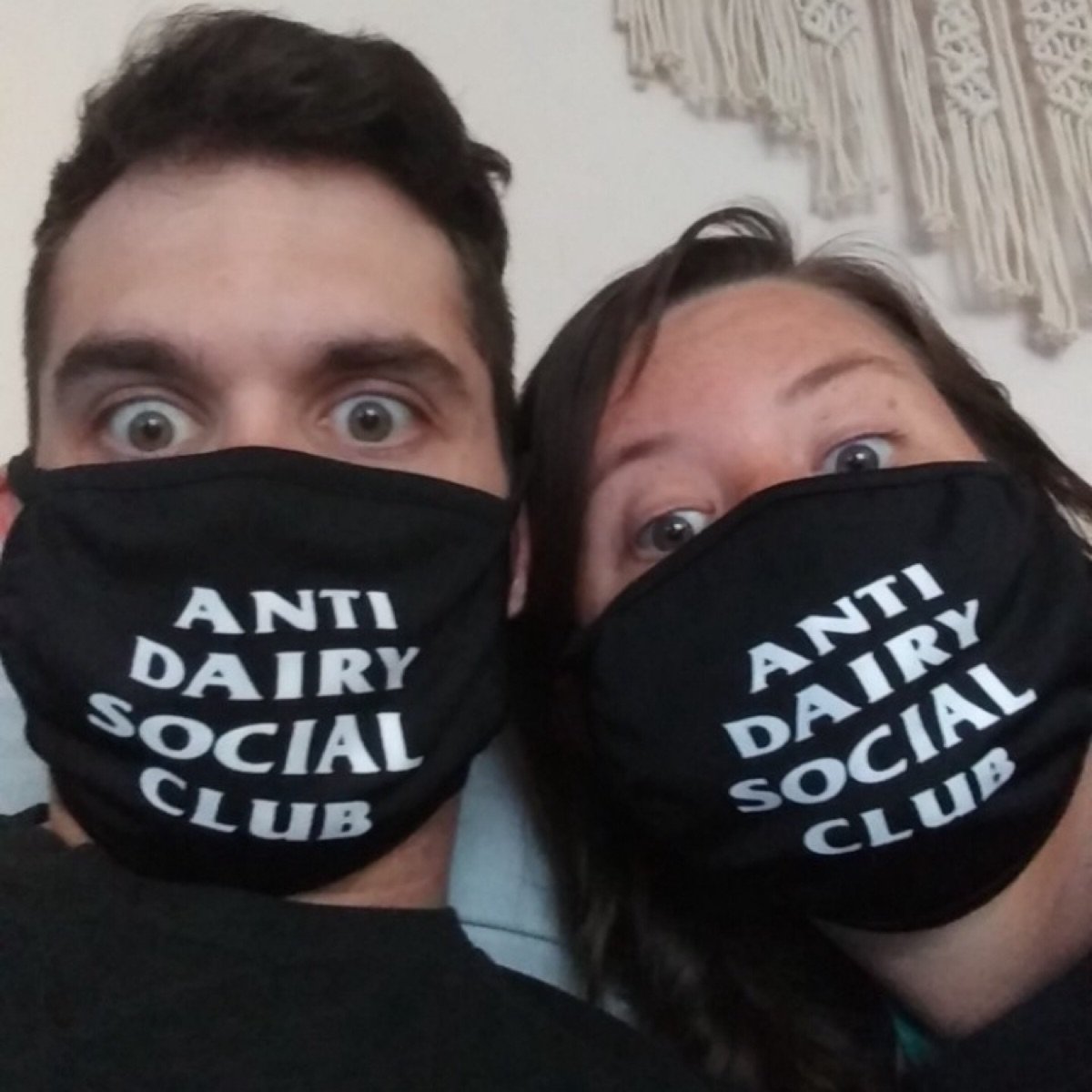 Anti dairy social club mask from iApparel - Vegan Product Reviews ...