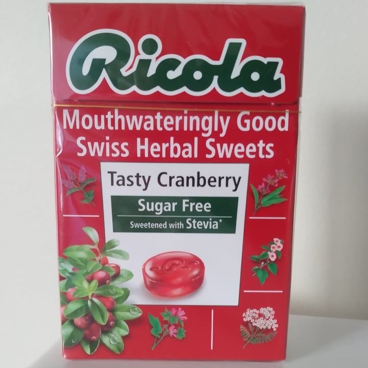 Ricola Cranberry Sugar Free Swiss Herb Drops Review | abillion