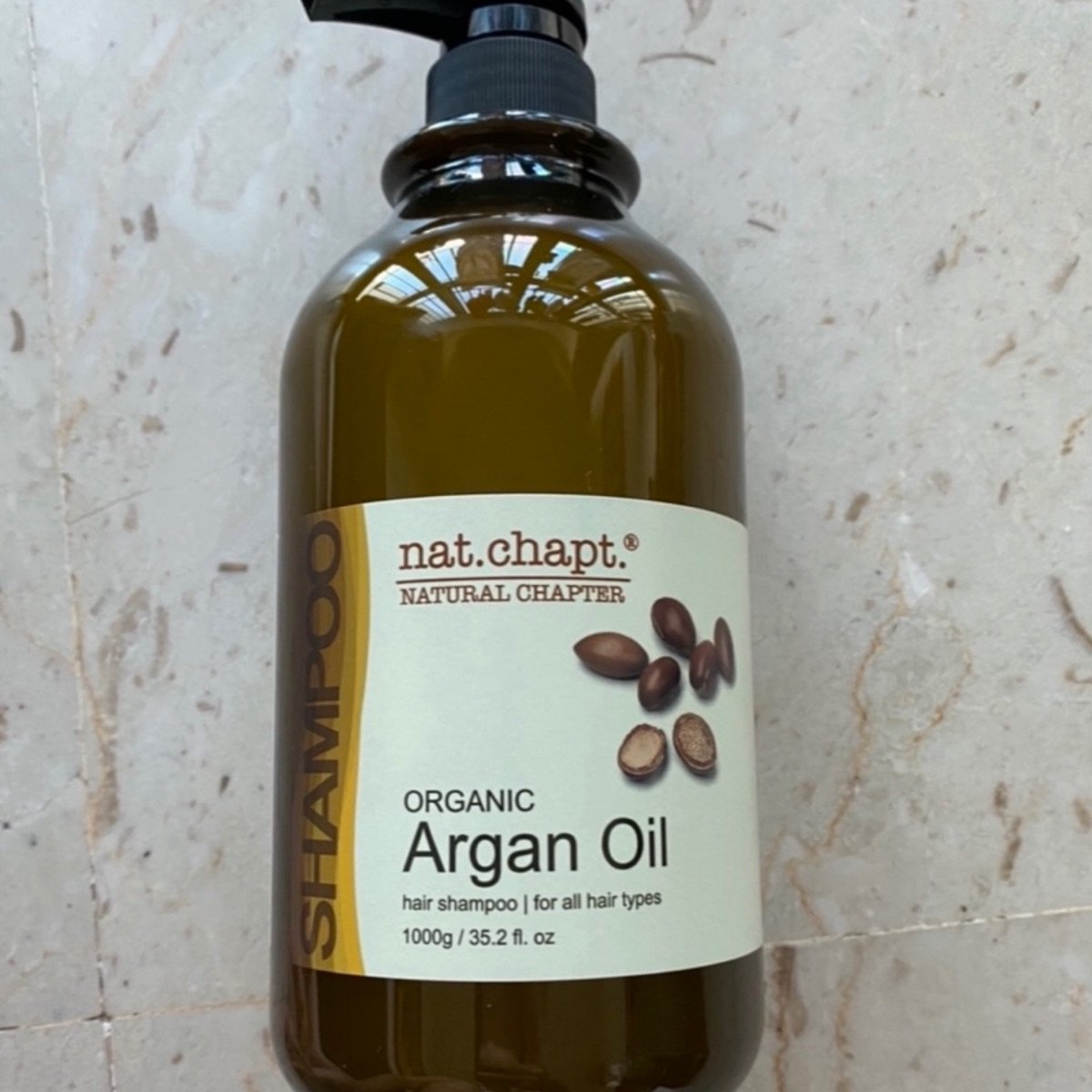 Organic Argan Oil Hair Shampoo from Natural Chapter - Vegan Product ...