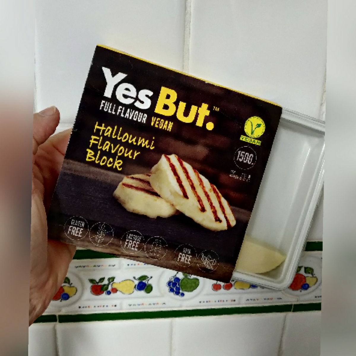 Halloumi flavor block from Yes But. - Vegan Product Reviews & Ratings ...