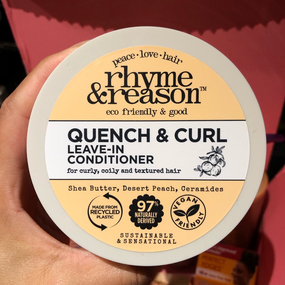 Quench & Curl Leave-In Conditioner from Rhyme and reason - Vegan ...