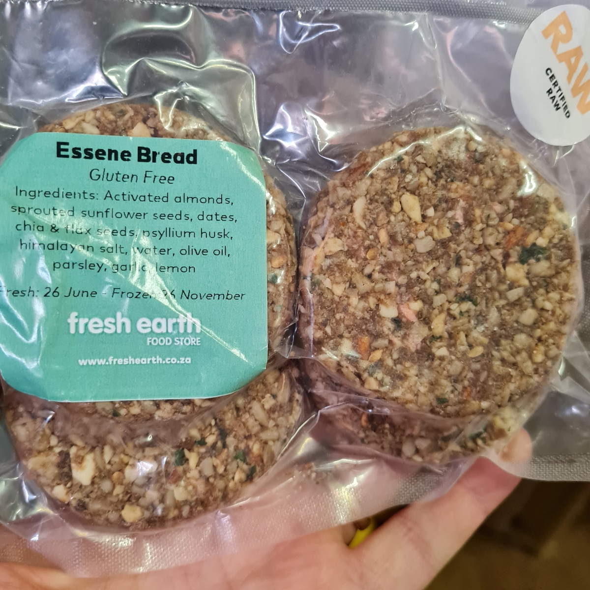Essene Bread from Fresh Earth Food Store - Vegan Product Reviews ...