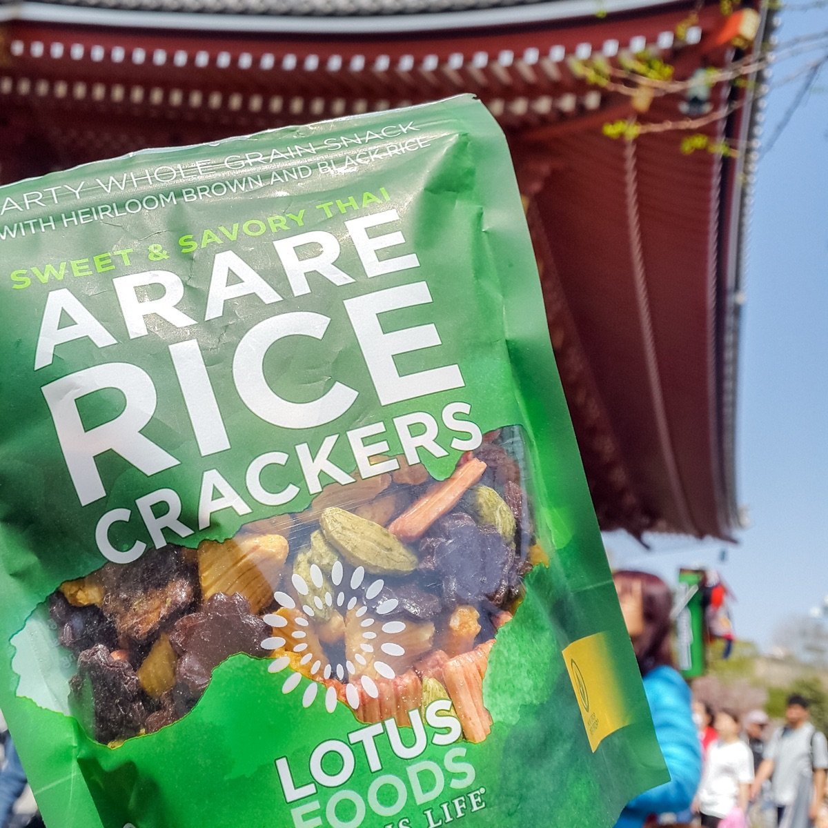 Lotus Foods (Rice Is Life) Sweet & Savory Thai Arare Rice Crackers ...