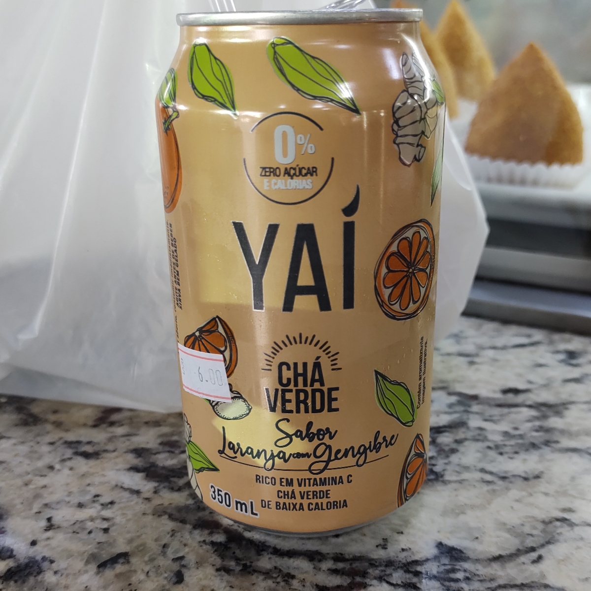 Chá Verde Sabor Laranja com Gengibre from Yaí - Vegan Product Reviews ...