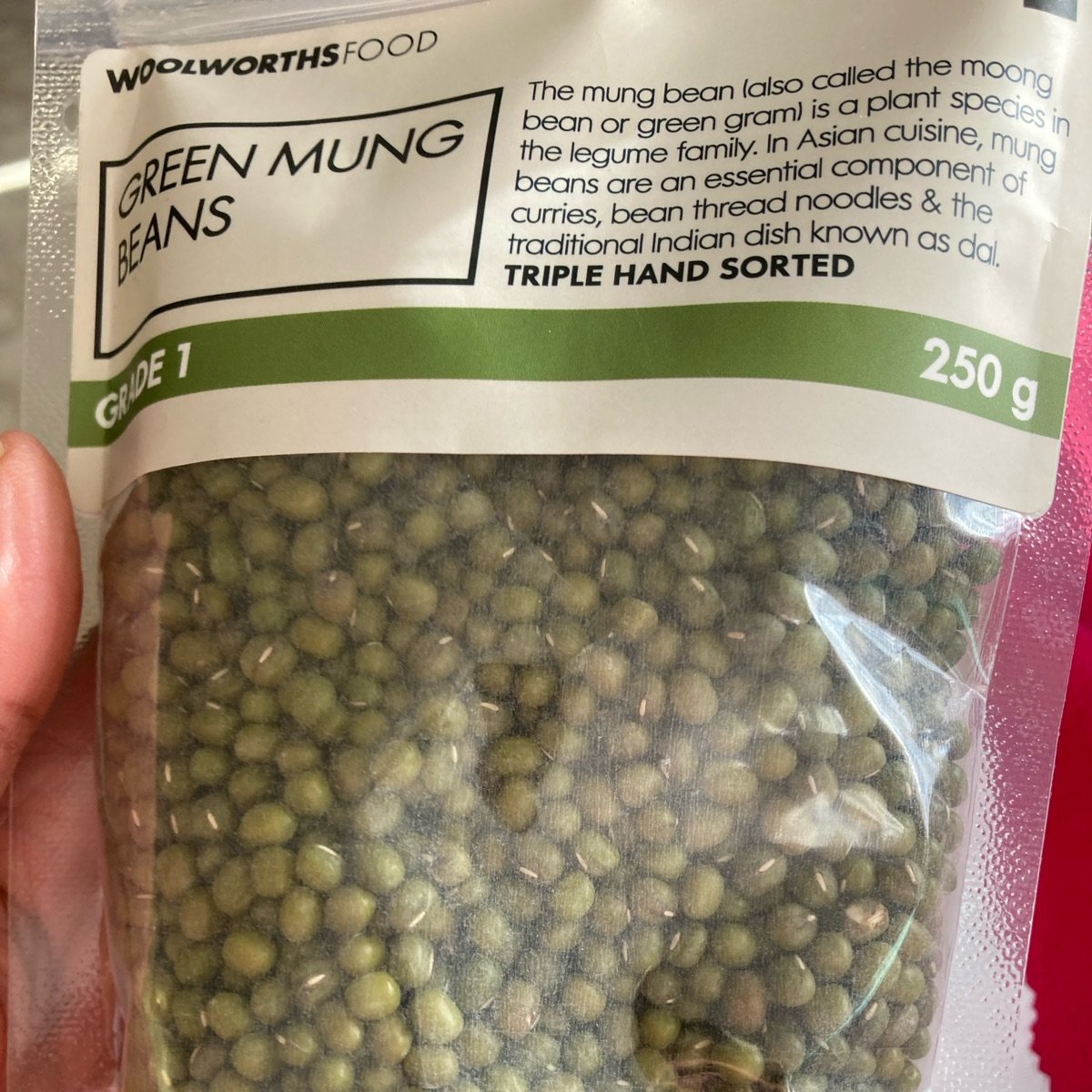 Green mung beans 250g from Woolworths Food - Vegan Product Reviews ...