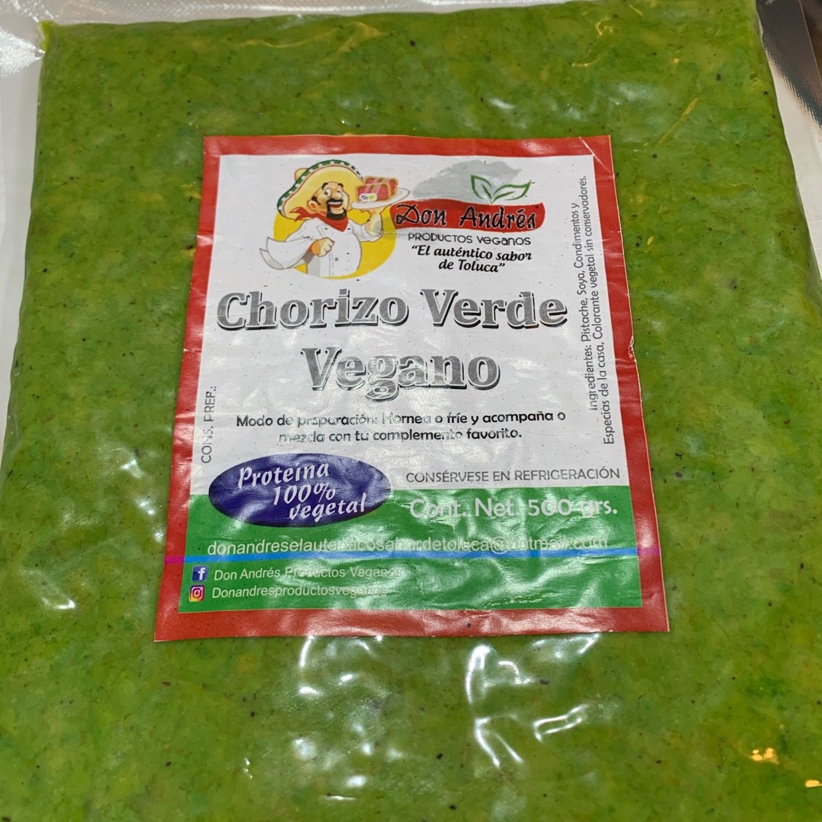 Chorizo verde from Don Andrés - Vegan Product Reviews & Ratings | abillion