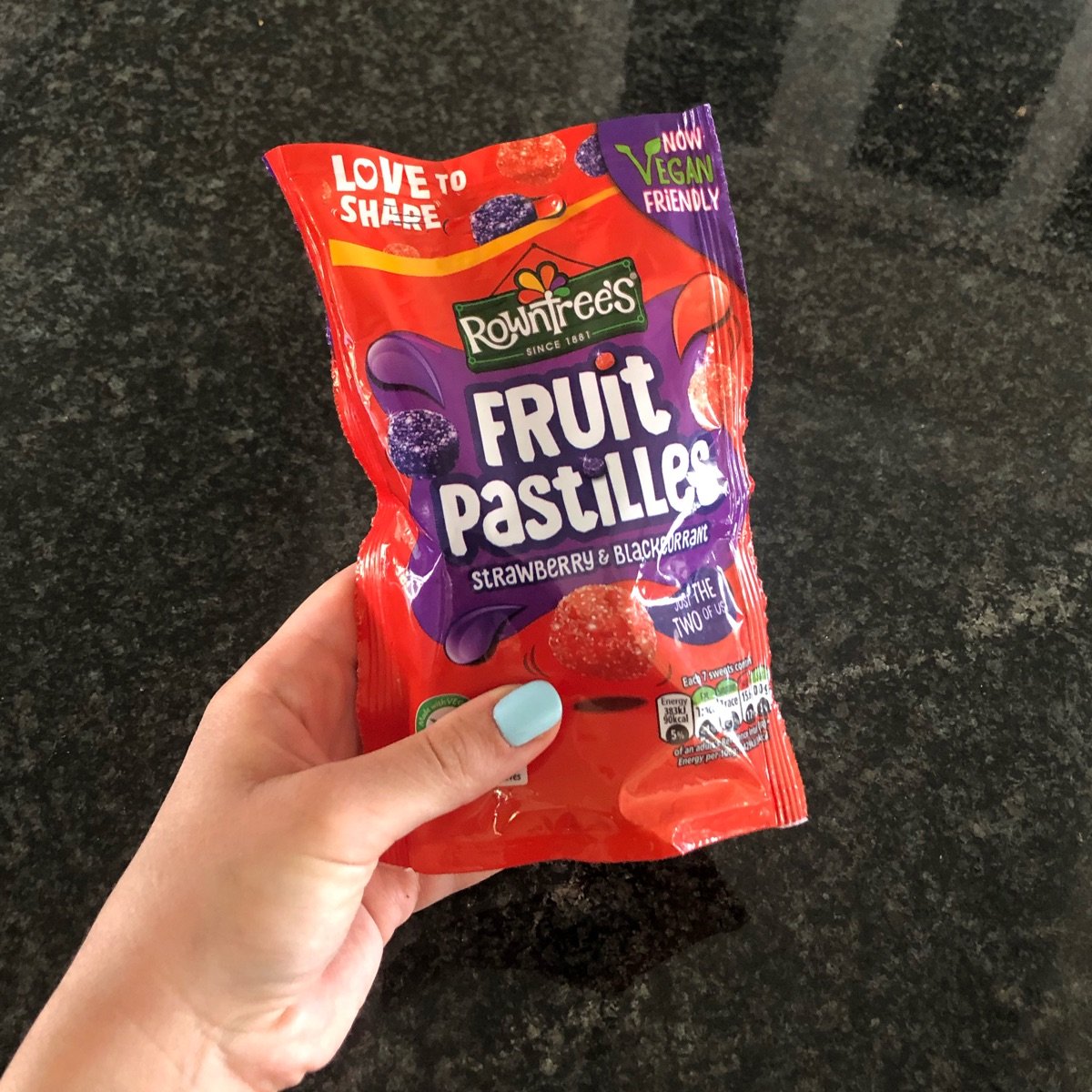Strawberry & Blackcurrant Fruit Pastilles from Rowntree's - Vegan ...