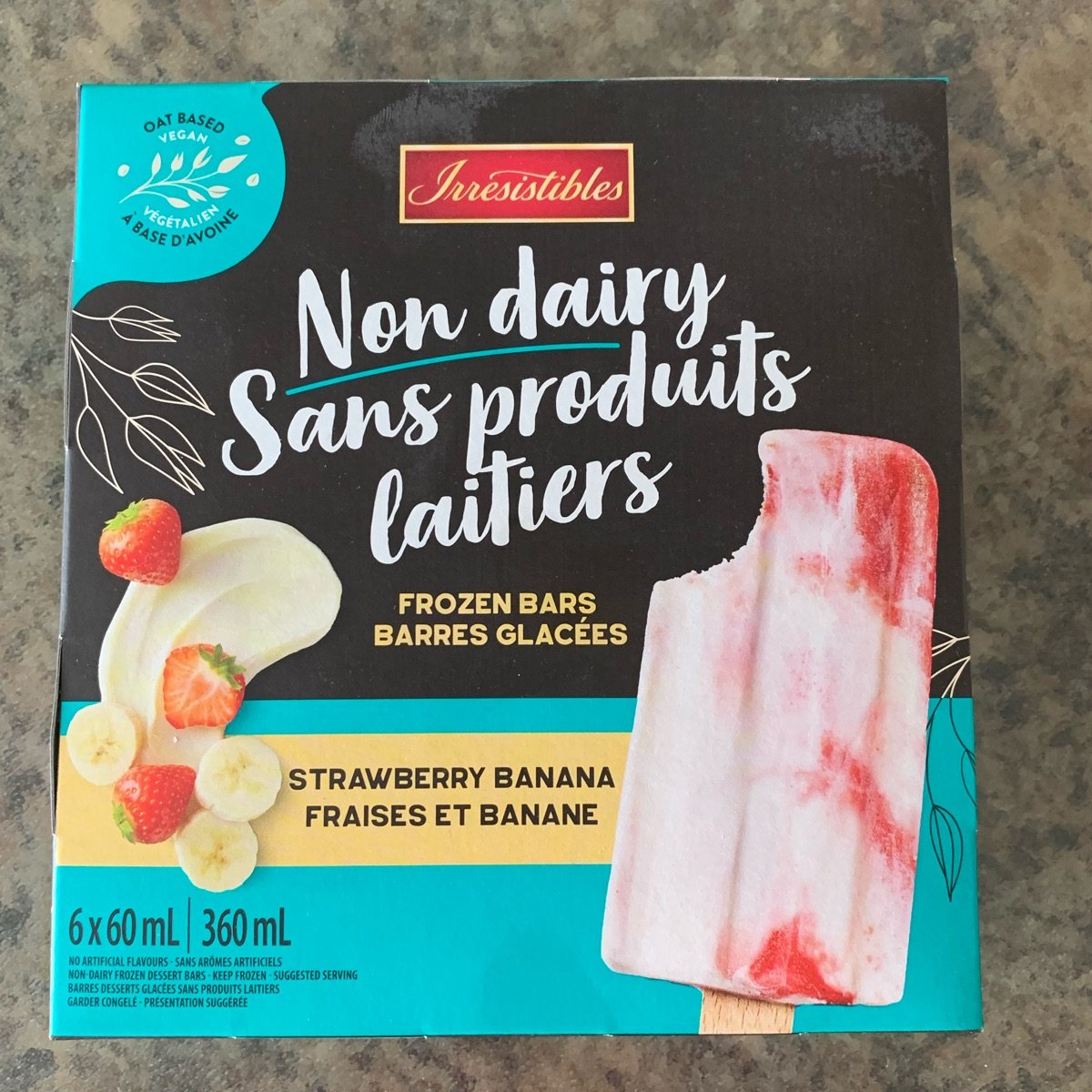 Non Dairy Frozen Bars (Strawberry Banana) from Irresistibles - Vegan ...
