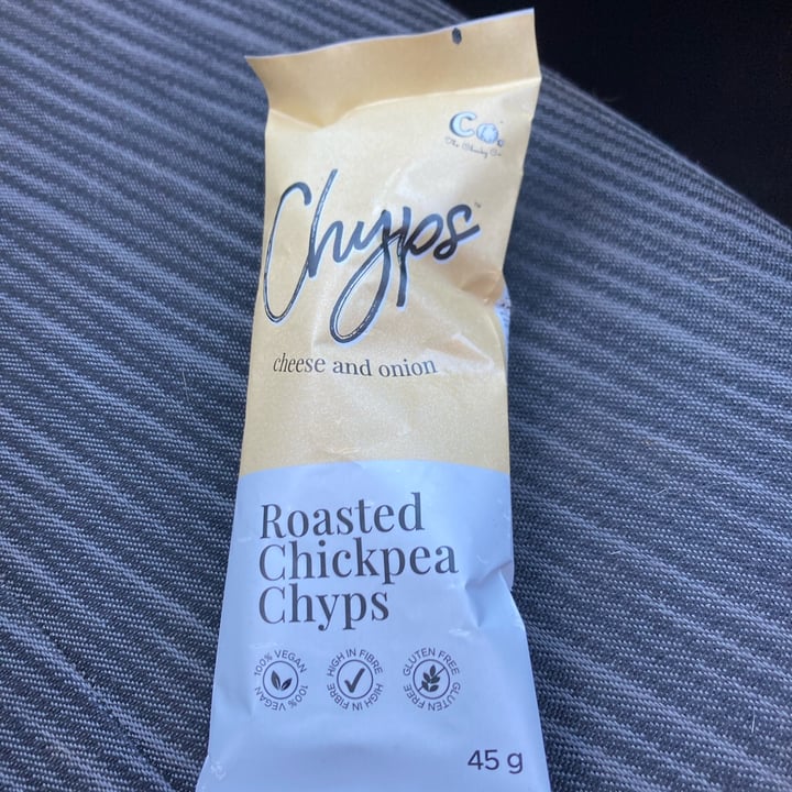 Chyps cheese and onion roasted chickpea chyps Review | abillion