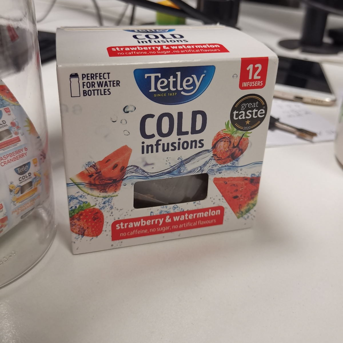 Cold Infusion Strawberry & Watermelon from Tetley - Vegan Product ...