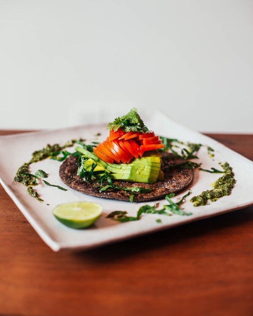 Buckwheat flatbread at VIBE Cafe, Phnom Penh - Vegan Dish Reviews ...