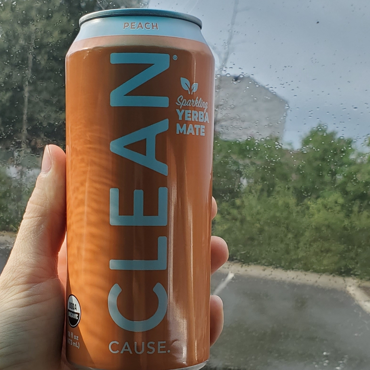 Peach sparkling yerba mate from Clean Cause - Vegan Product Reviews ...