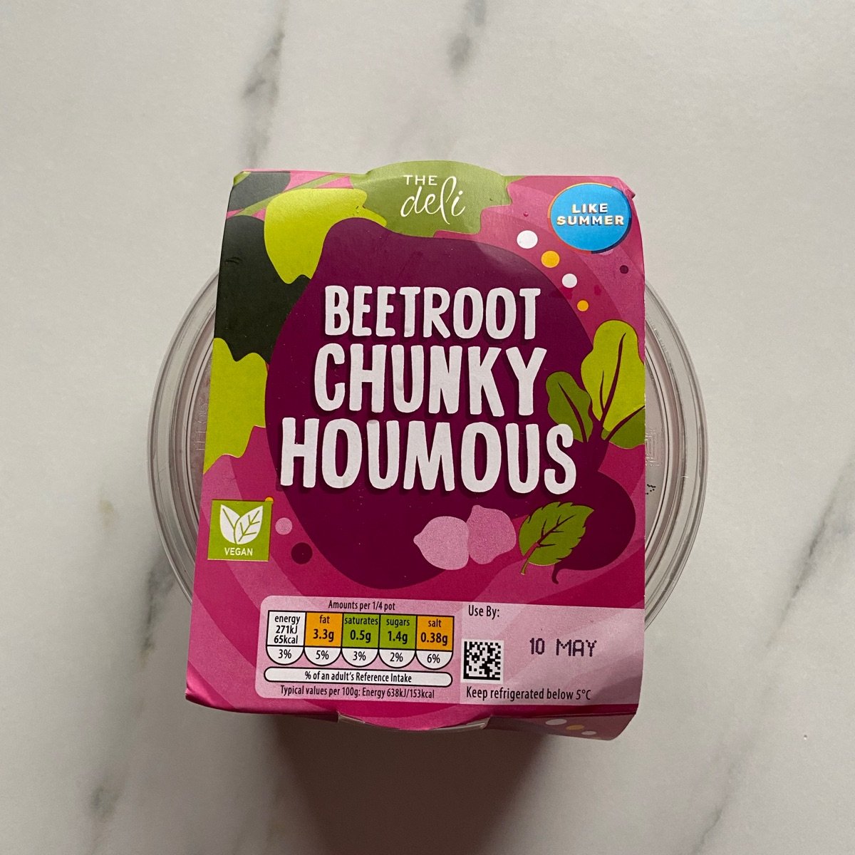 Beetroot Chunky Houmous from ALDI - Vegan Product Reviews & Ratings ...