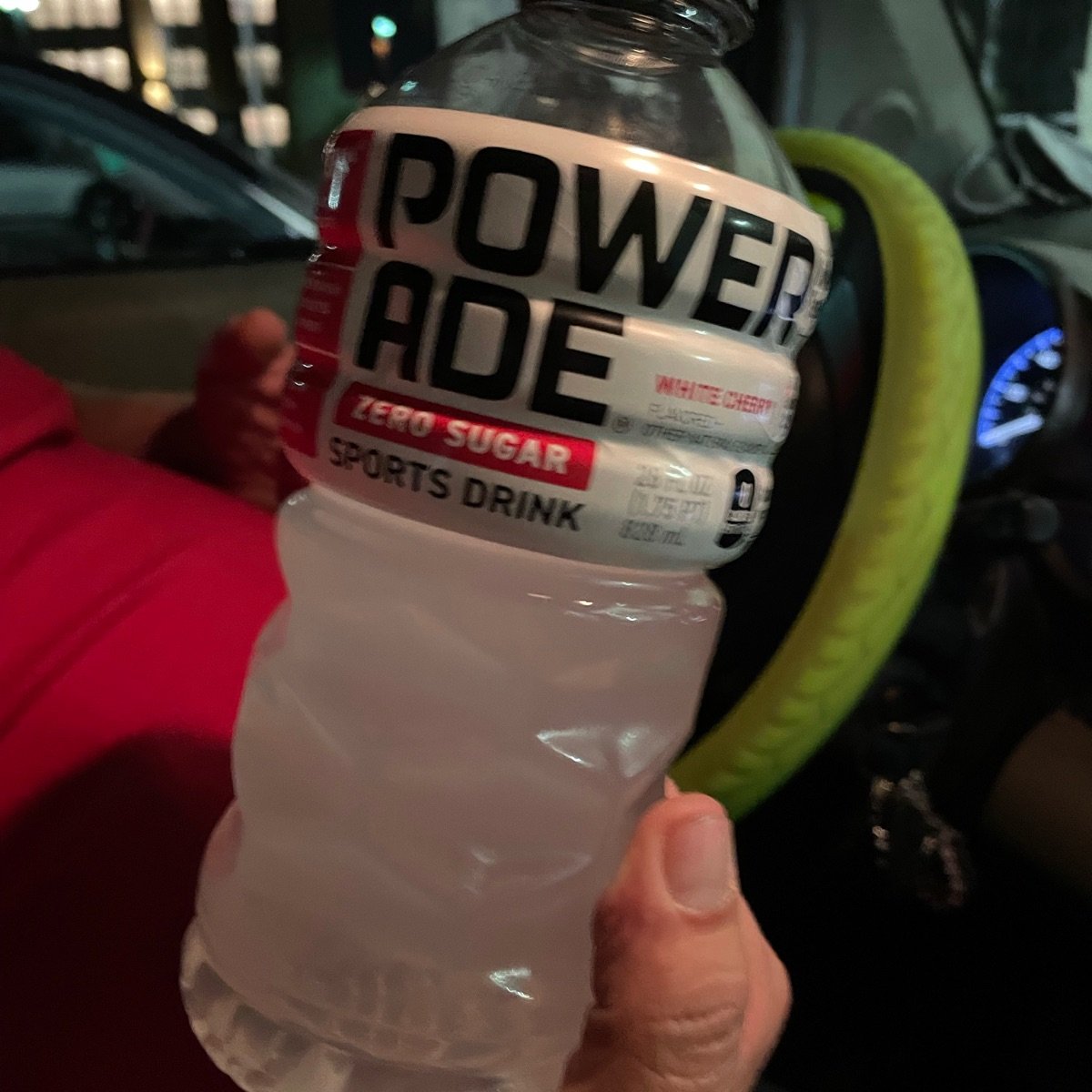 Sports drink White Cherry from Powerade - Vegan Product Reviews ...