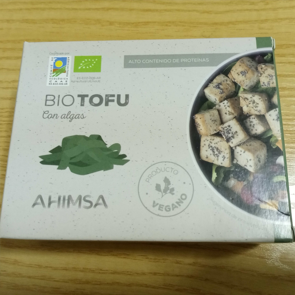 Bio Tofu con Algas from Ahimsa - Vegan Product Reviews & Ratings | abillion