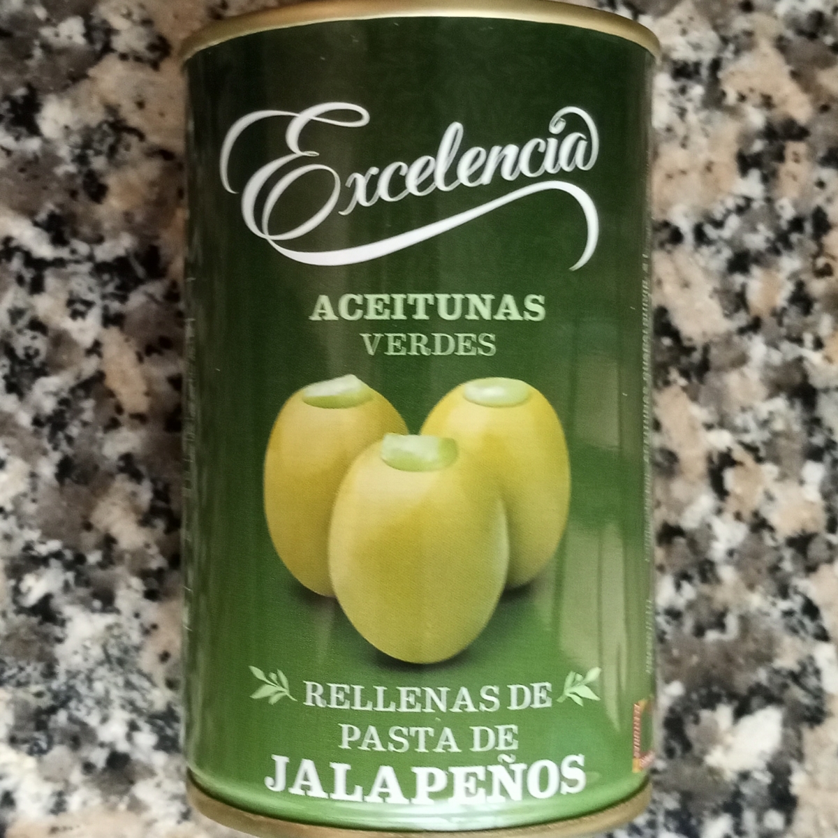 Aceitunas verdes rellenas de pasta de jalapeños from Excelencia - Vegan ...