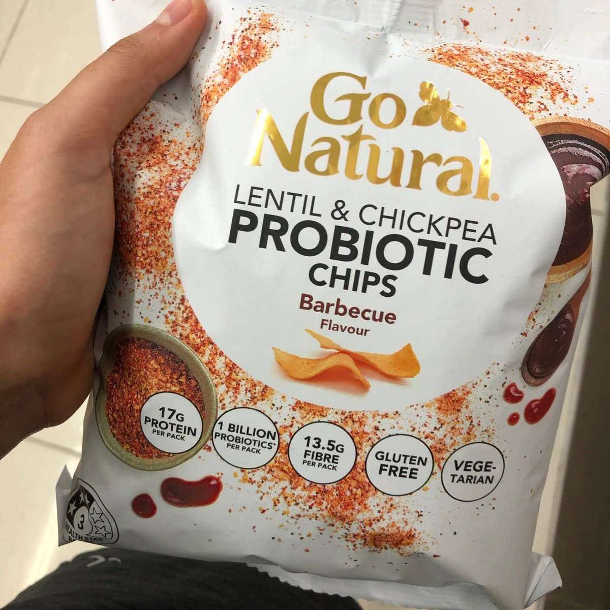 Lentil & Chickpea Probiotic Chips from Go Natural - Vegan Product ...