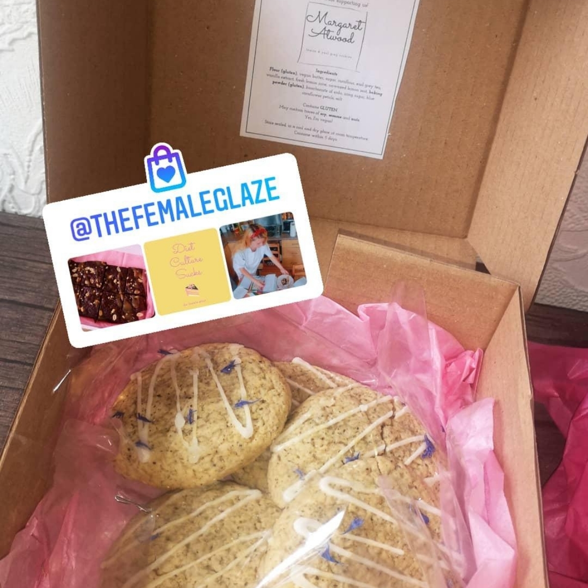 Margaret Atwood Cookies from The Female Glaze - Vegan Product Reviews ...