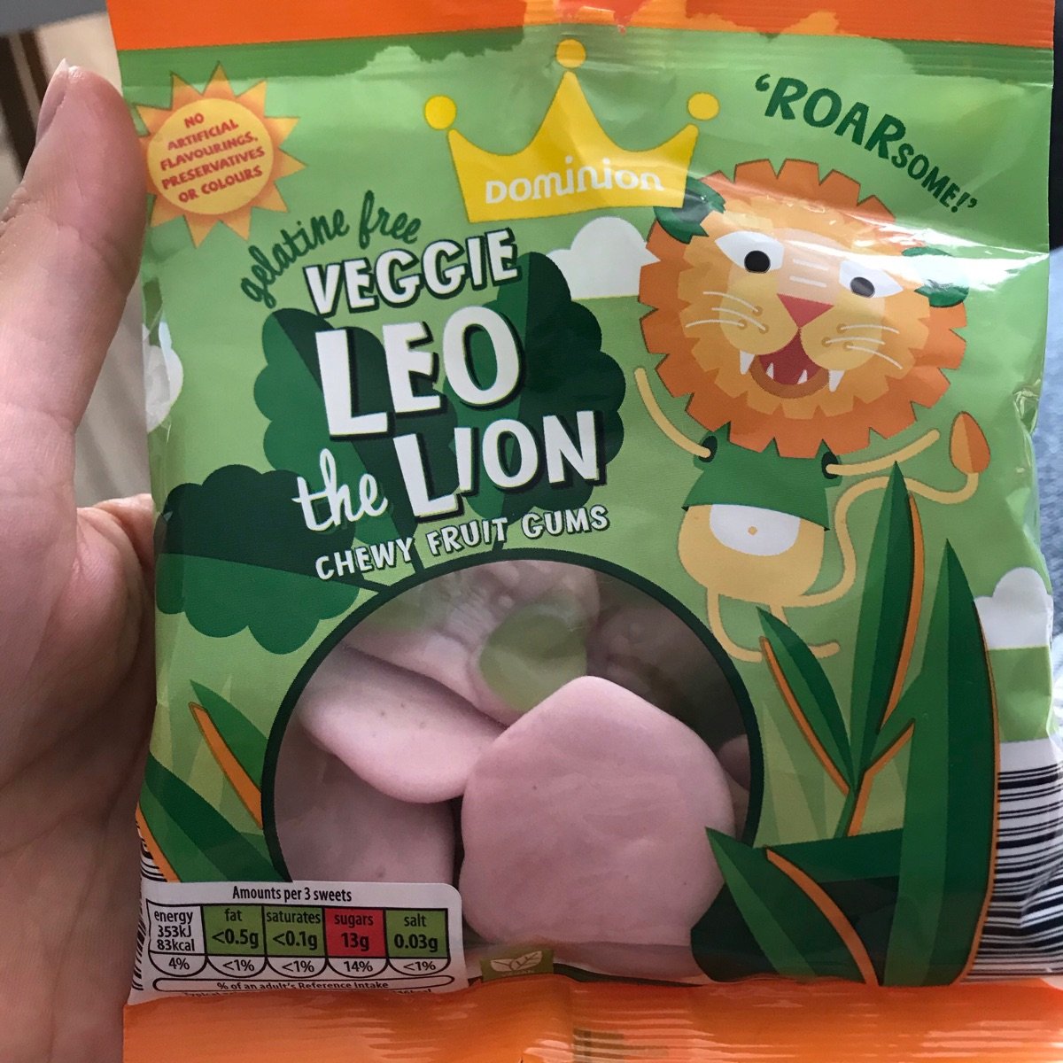 ALDI Veggie Leo The Lion Chewy Fruit Gums Reviews | abillion
