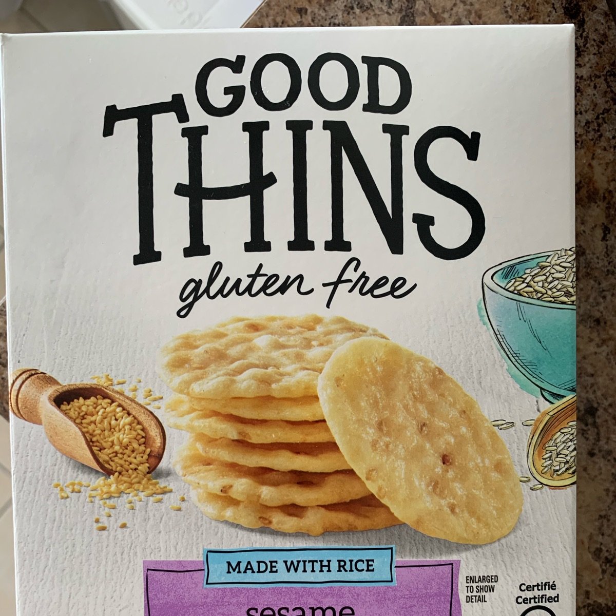 Sesame rice crackers from Good Thins - Vegan Product Reviews & Ratings ...