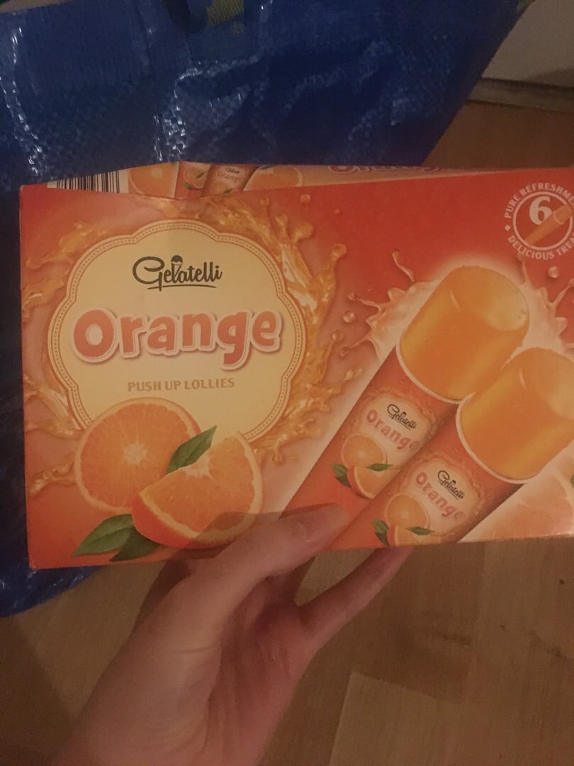 Orange ice push ups from Gelatelli - Vegan Product Reviews & Ratings ...