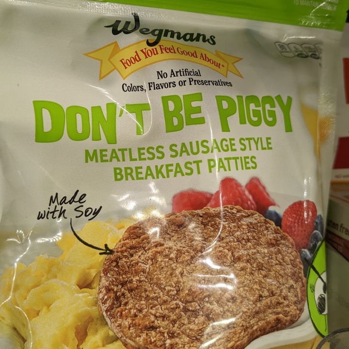 Wegmans Don’t Be Piggy Meatless Sausage Style Breakfast Patties Review ...