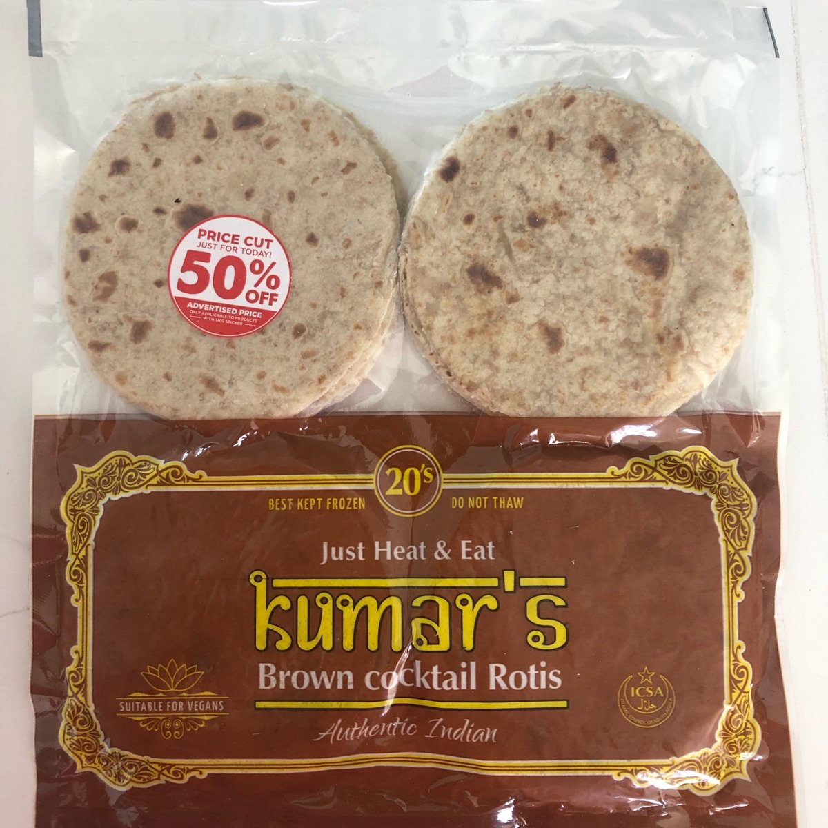 Kumar's Brown Cocktail Rotis Reviews | abillion
