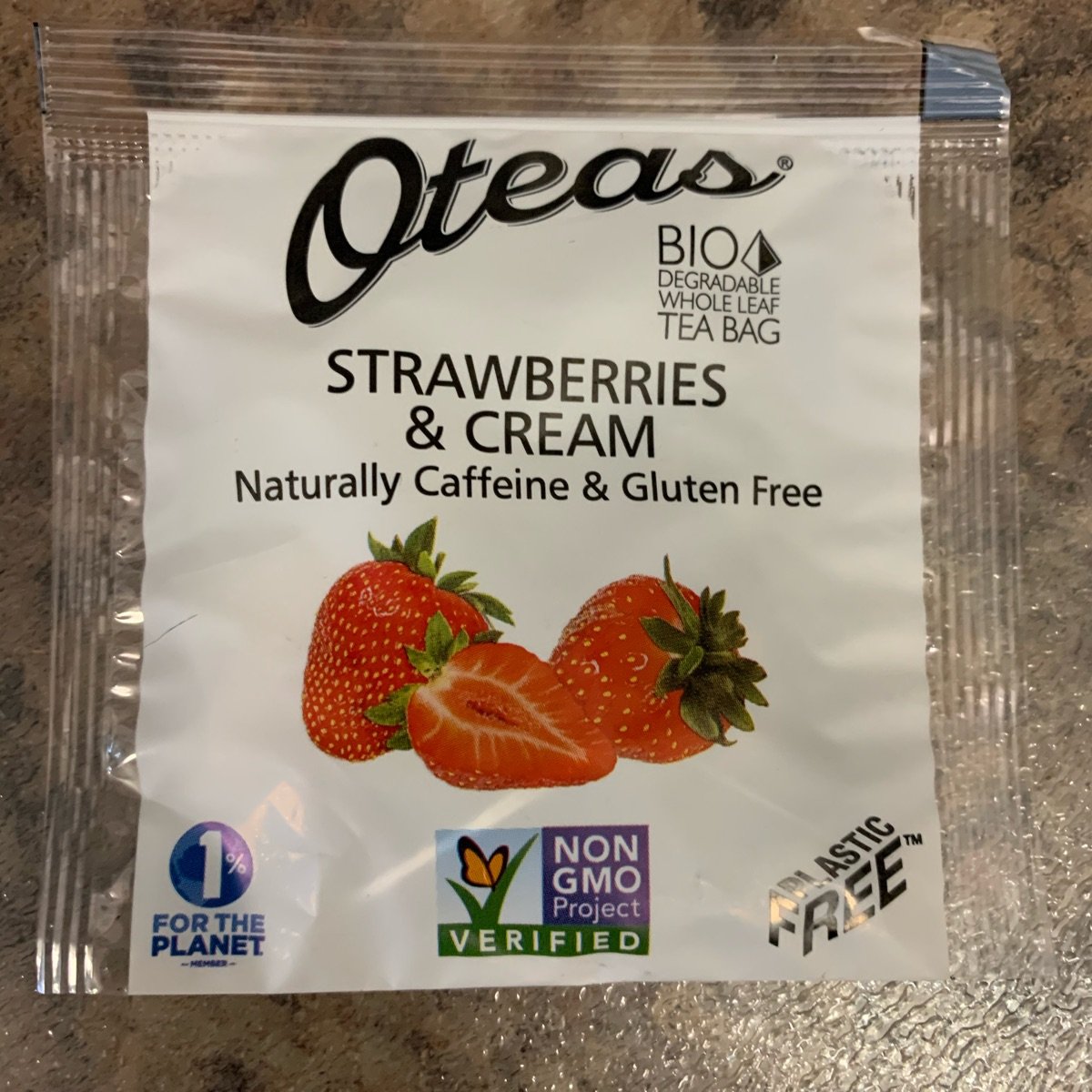Strawberries + cream caffeine free tea from Oteas - Vegan Product ...