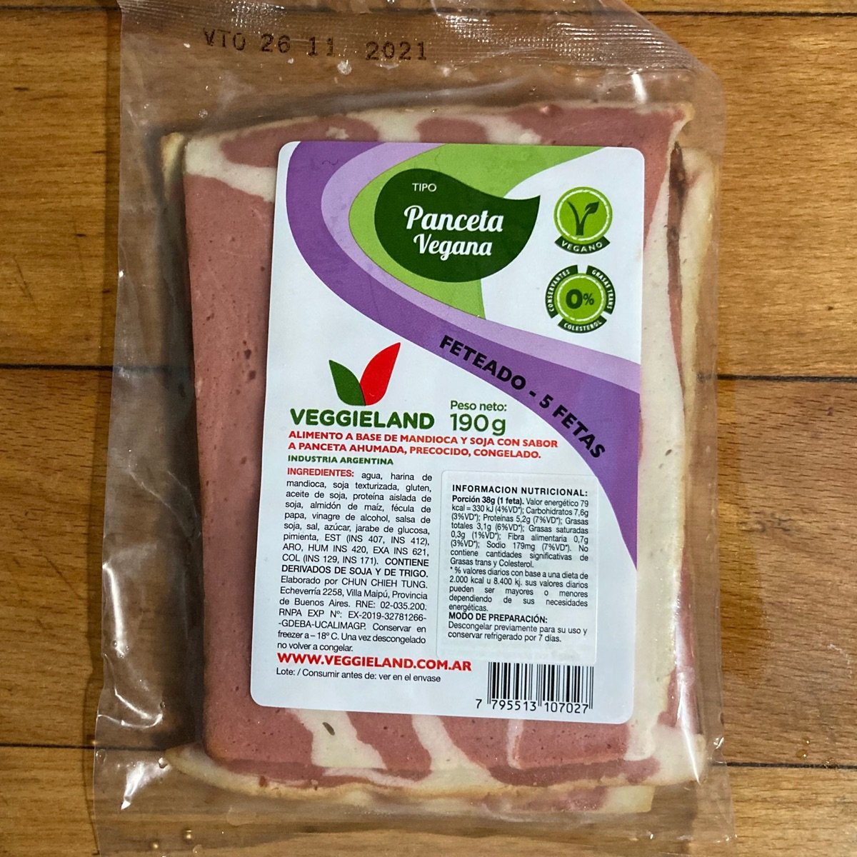 Panceta vegana from Veggieland - Vegan Product Reviews & Ratings | abillion