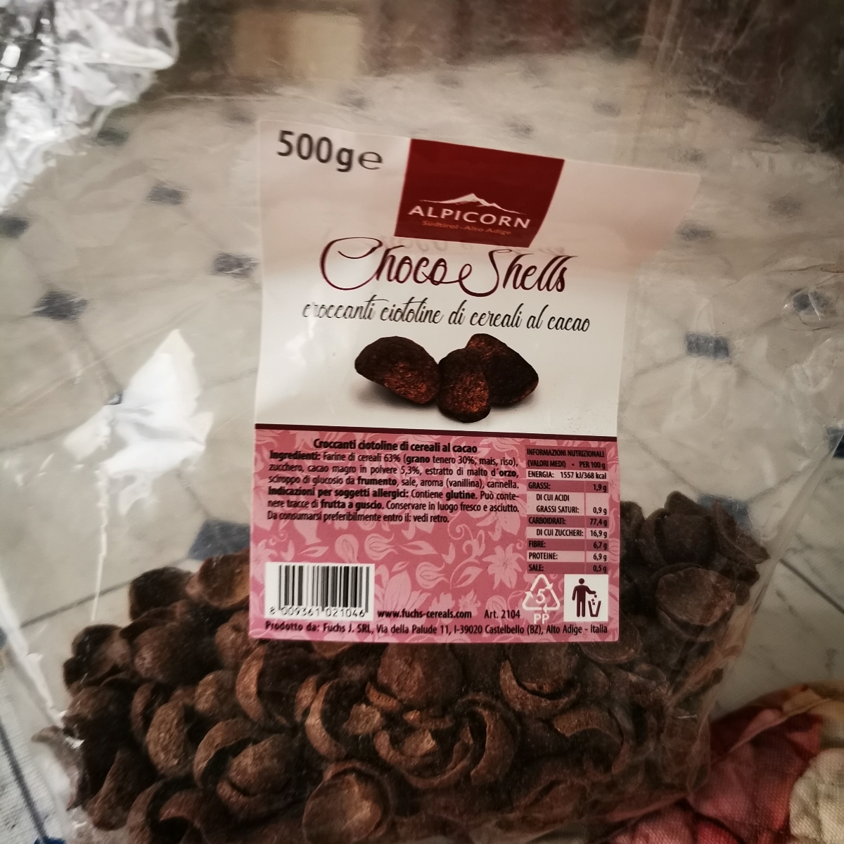 Choco Shells croccanti ciotoline di cereali al cacao from Alpicorn ...
