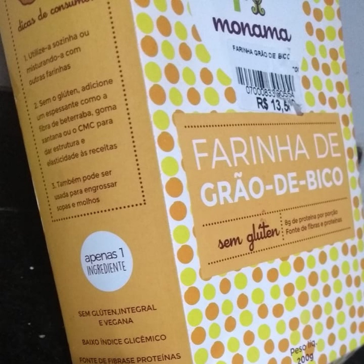 Monama industria e comercio de alimentos s.a Farinha De Grão De Bico ... Monama industria e comercio de alimentos s.a Farinha De Grão De Bico ...