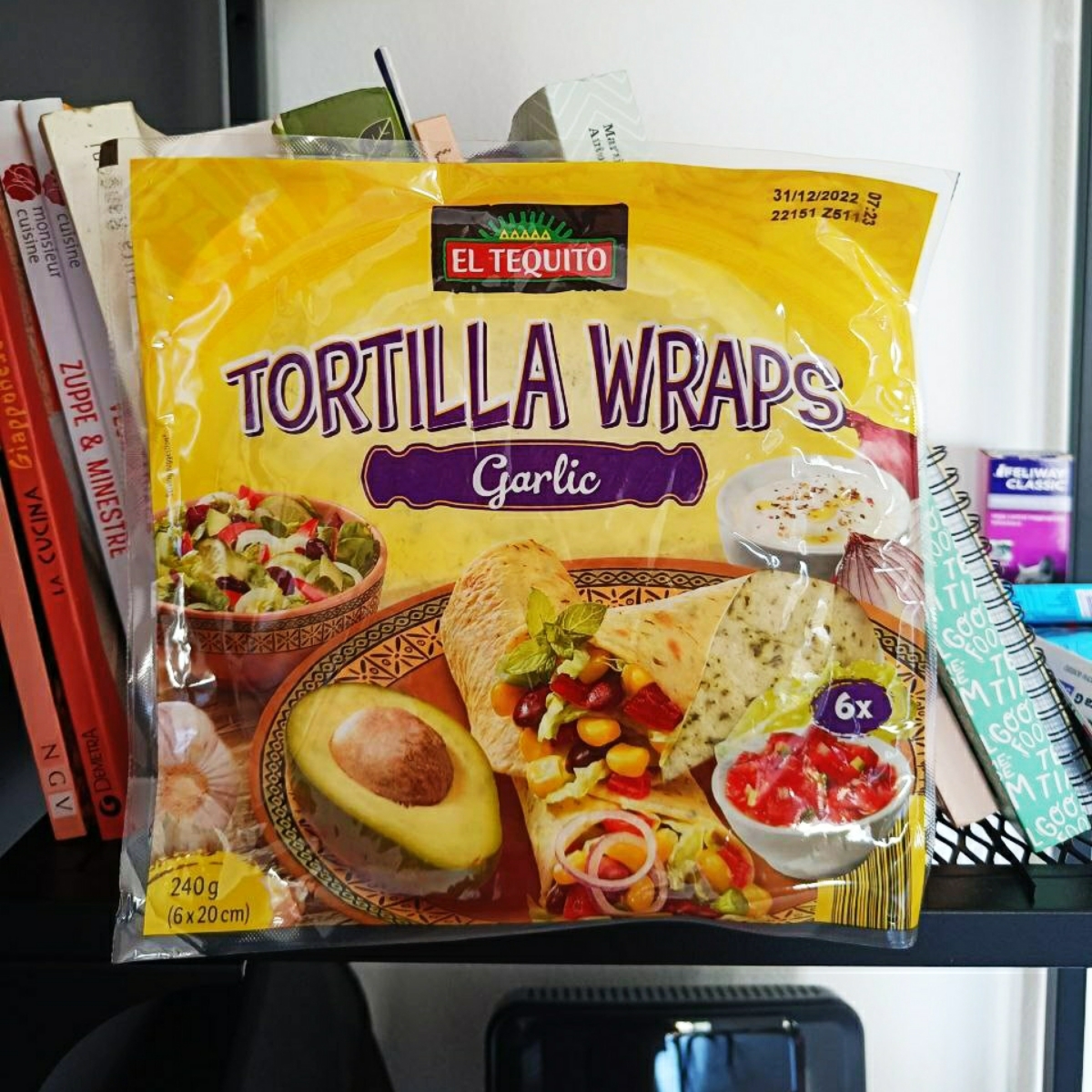 tortilla wraps garlic from El Tequito - Vegan Product Reviews & Ratings ...
