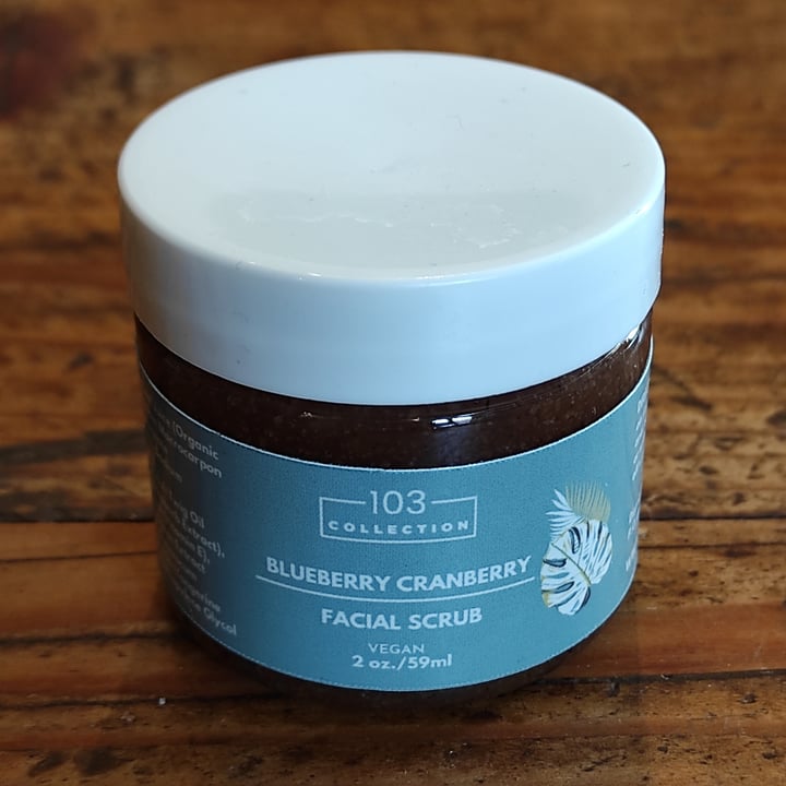 103 collection Blueberry Cranberry Facial Scrub Review | abillion