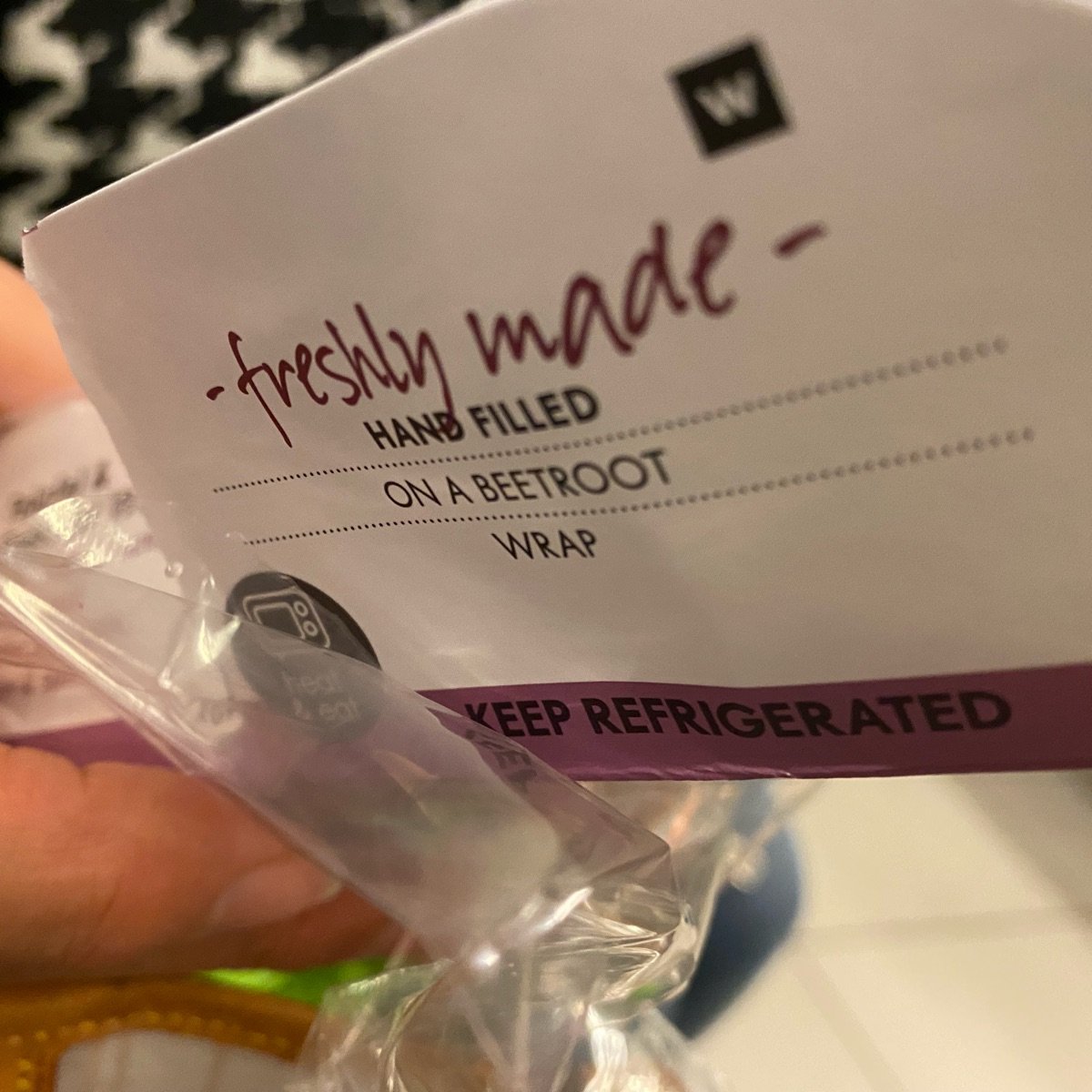 Beetroot Wrap With Falafel from Woolworths Food - Vegan Product Reviews ...