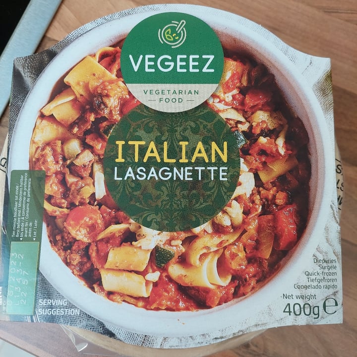 Crops Vegeez Italian Lasagnette Review | abillion