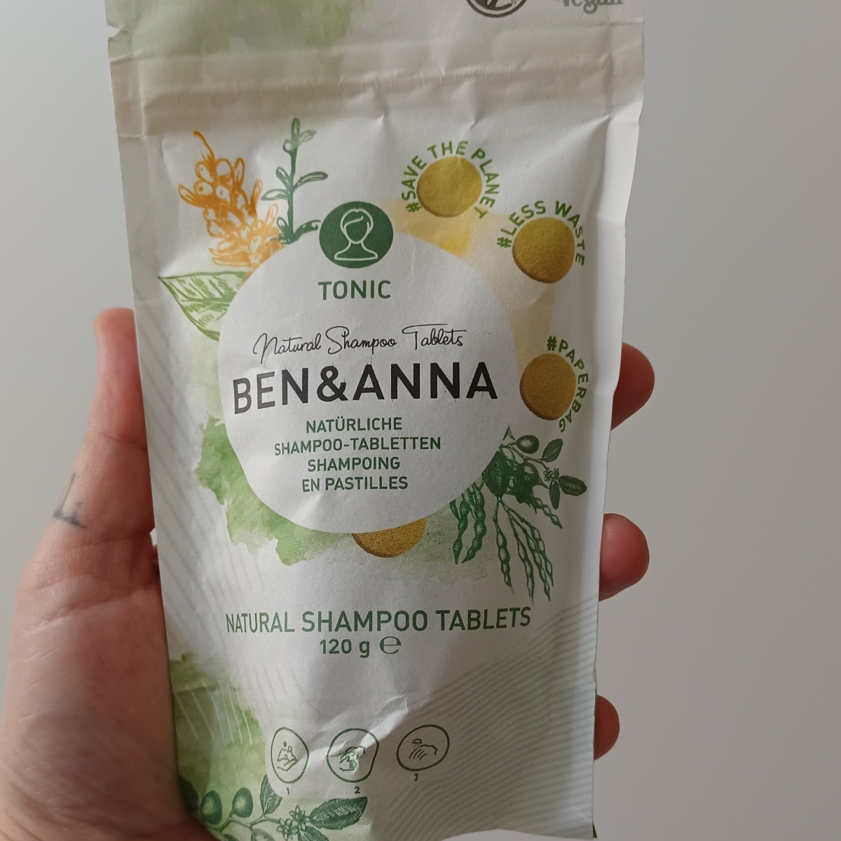 Shampoo in compresse - Natural shampoo tablets from Ben & Anna - Vegan ...